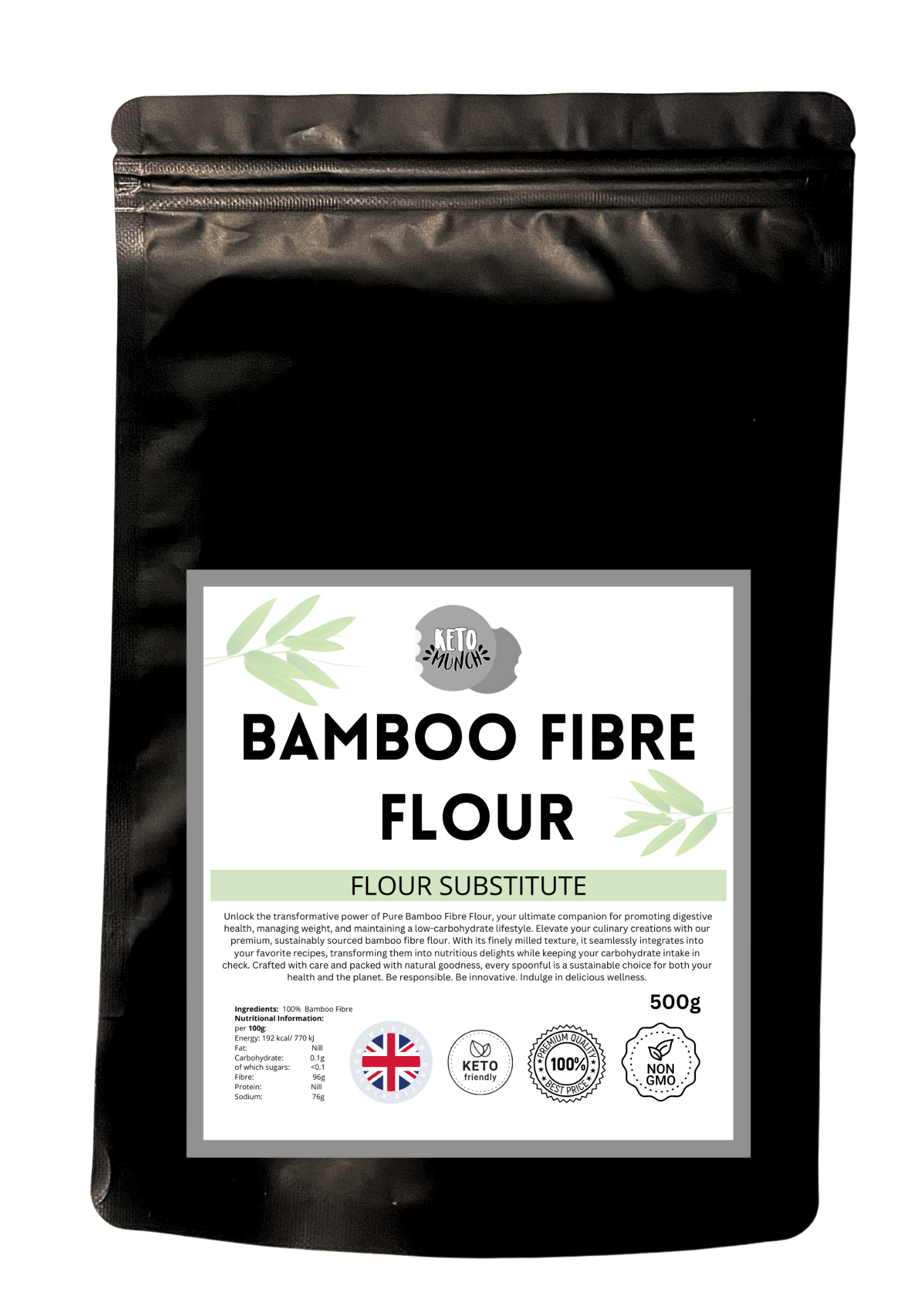 Bamboo Fibre Flour - Flour Substitute – Keto Munch Bites